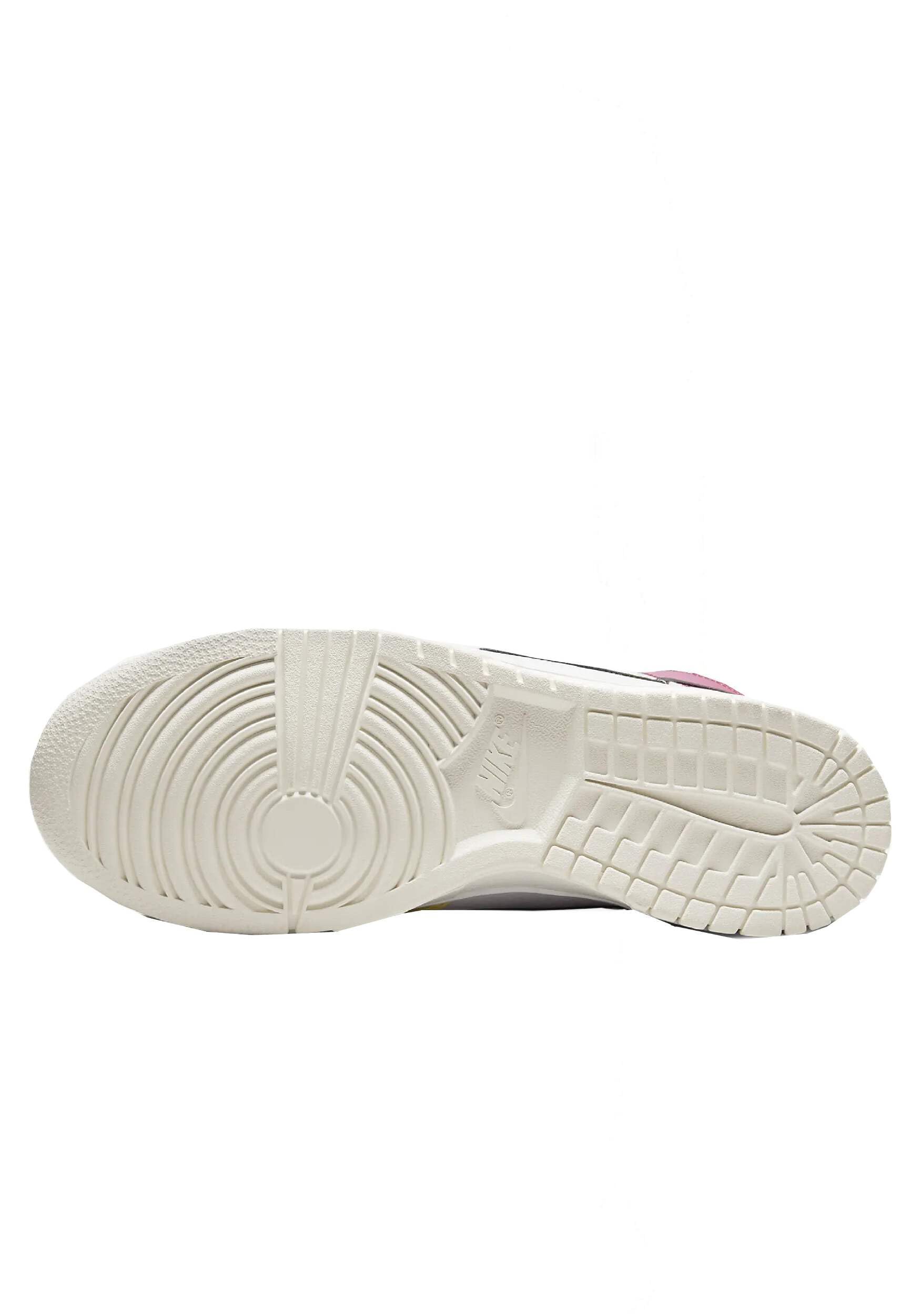 Nike Dunk HIGH White/Black/Pink/Yellow FD0802 100 Women's Size 5.5