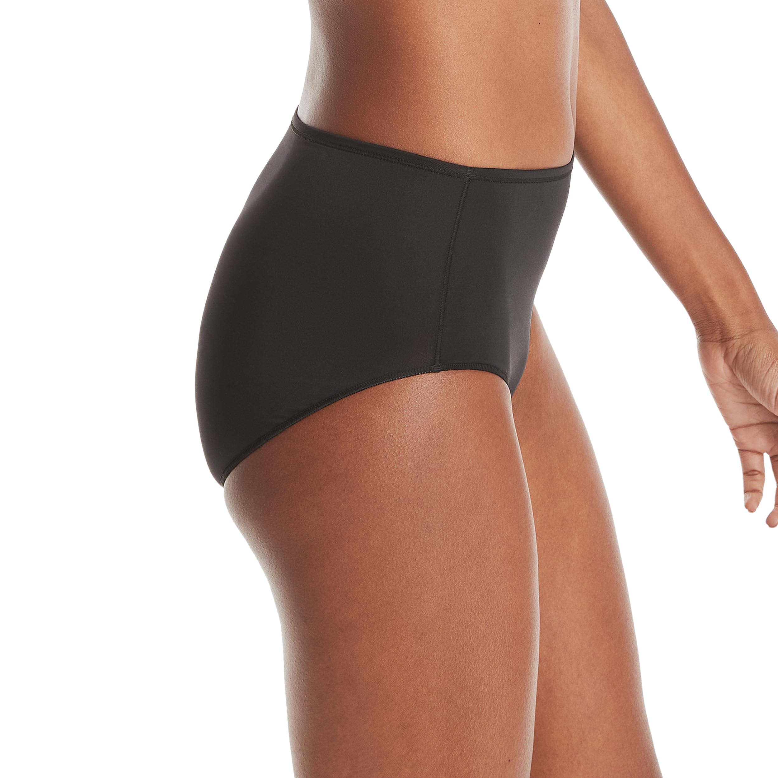 Hanes Womens Cool Comfort Microfiber Brief Underwear, 10-pack (Colors May Vary), MX40AS