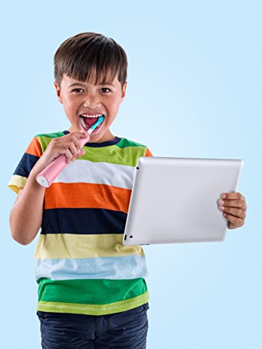 Philips Sonicare for Kids 3+ Bluetooth Connected Rechargeable Electric Power Toothbrush, Interactive for Better Brushing, Pink, HX6351/41