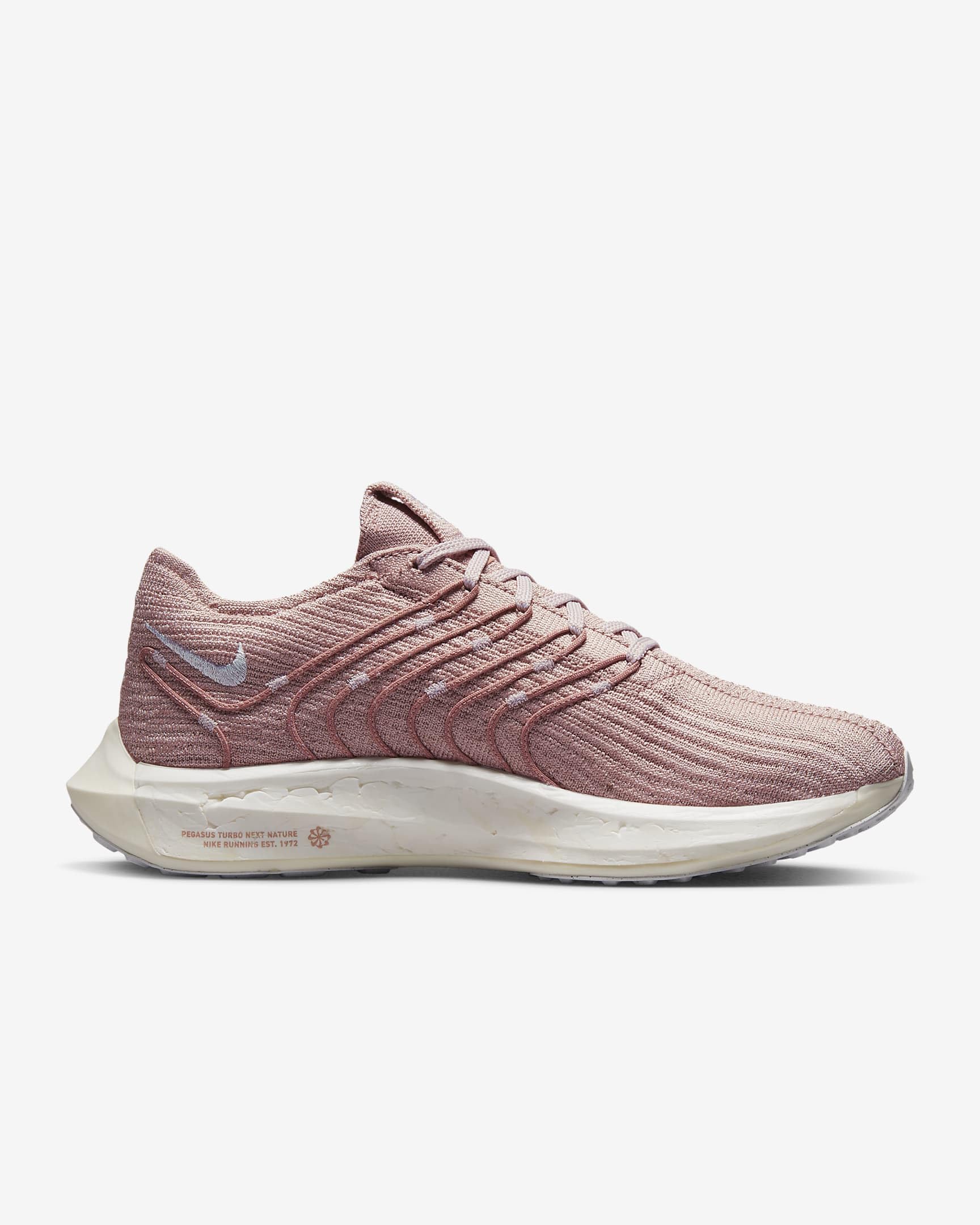 Nike Women's Pegasus Turbo Running Shoes, Pink Oxford/White-Barley Rose, 6 M US