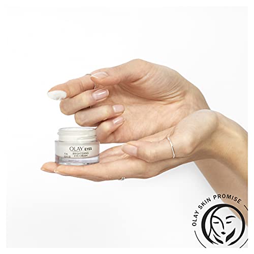 Olay Vitamin C Brightening Eye Cream to Help Reduce Dark Circles, Brightening Cream, 0.5 Fl Oz