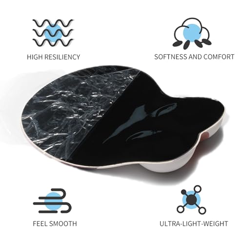 Waynexzavier Genshin Impact Computer Mouse Pad with Wirst Rest Gaming Mouse Pad Cute Computer Mouse Mat 3D Gel Mouse Pad (Raiden)