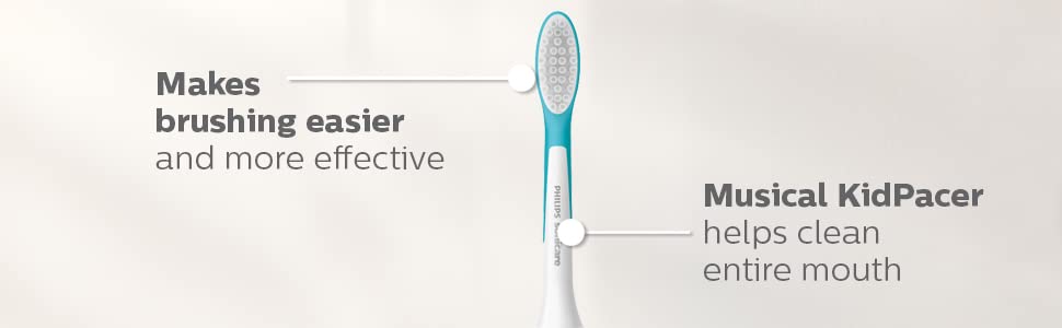 Philips Sonicare for Kids 3+ Bluetooth Connected Rechargeable Electric Power Toothbrush, Interactive for Better Brushing, Pink, HX6351/41