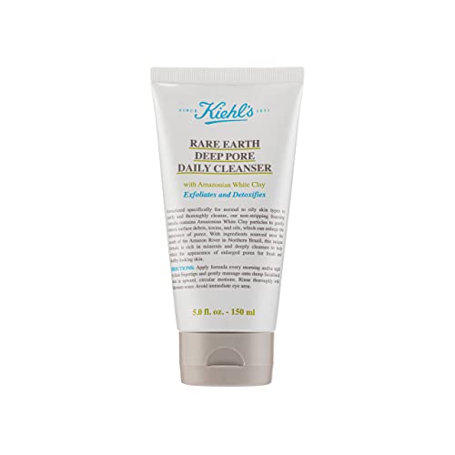 Kiehl's Rare Earth Deep Pore Daily Cleanser for Unisex, 5 Ounce
