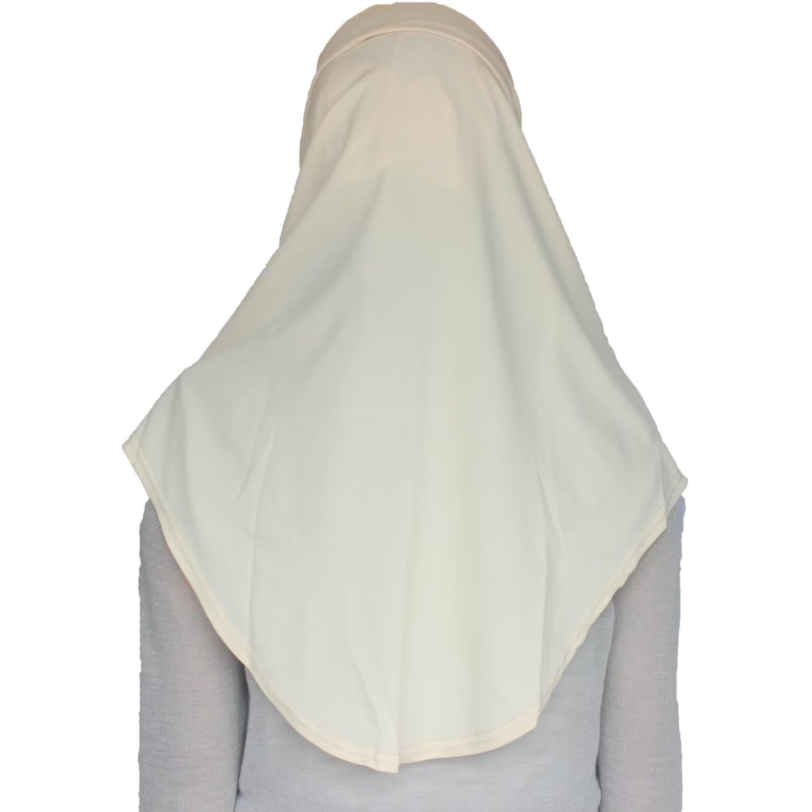 Modest Beauty Chiffon Hijabs Scarf Muslim Headscarf Turban with Tie-back Undercap