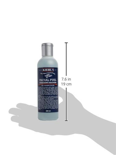 Kiehl's Facial Fuel Energizing Face Wash Gel Cleanser for Men, 8.4 Ounce