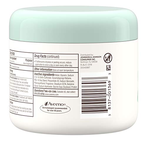 Aveeno Clear Complexion Daily Facial Cleansing Pads with Salicylic Acid Acne Treatment, 28 ct