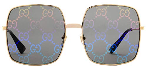 Gucci GG0414S 003 Endura Gold/Ivory GG0414S Square Sunglasses Lens Category 3, 60-17-140