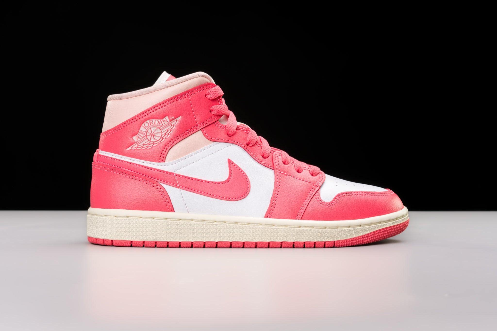 Jordan 1 Mid Women White/Sea Coral-Atmosphere BQ6472-186 8