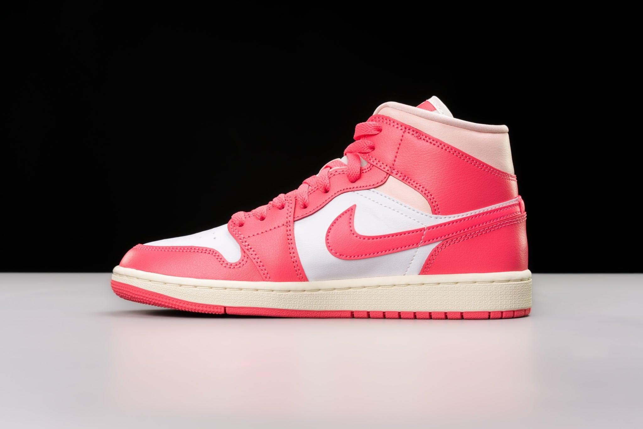 Jordan 1 Mid Women White/Sea Coral-Atmosphere BQ6472-186 8
