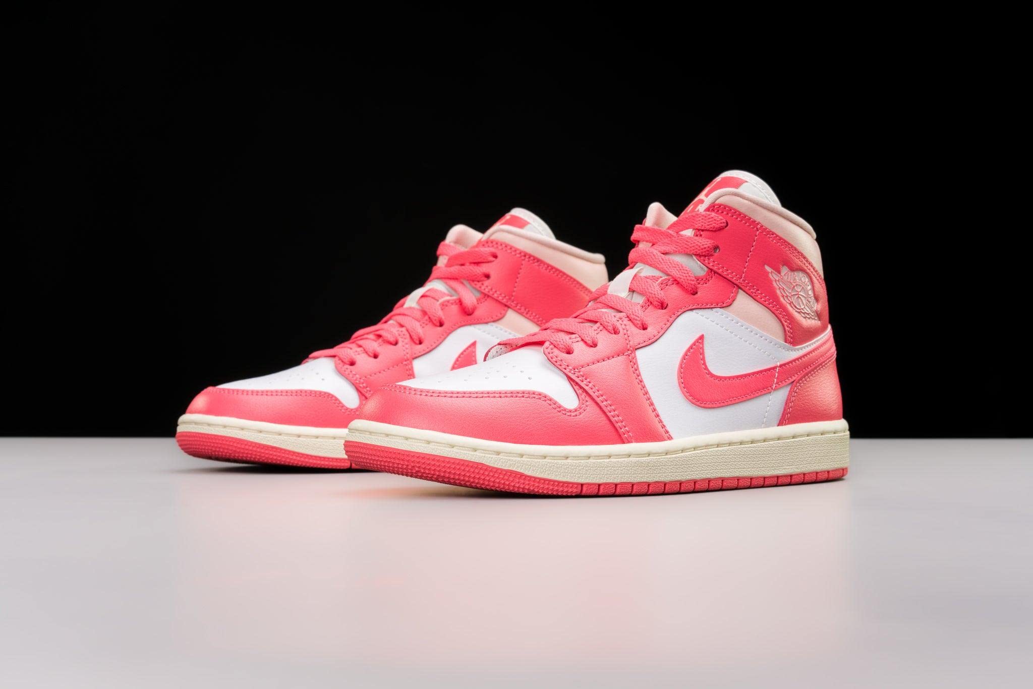 Jordan 1 Mid Women White/Sea Coral-Atmosphere BQ6472-186 8