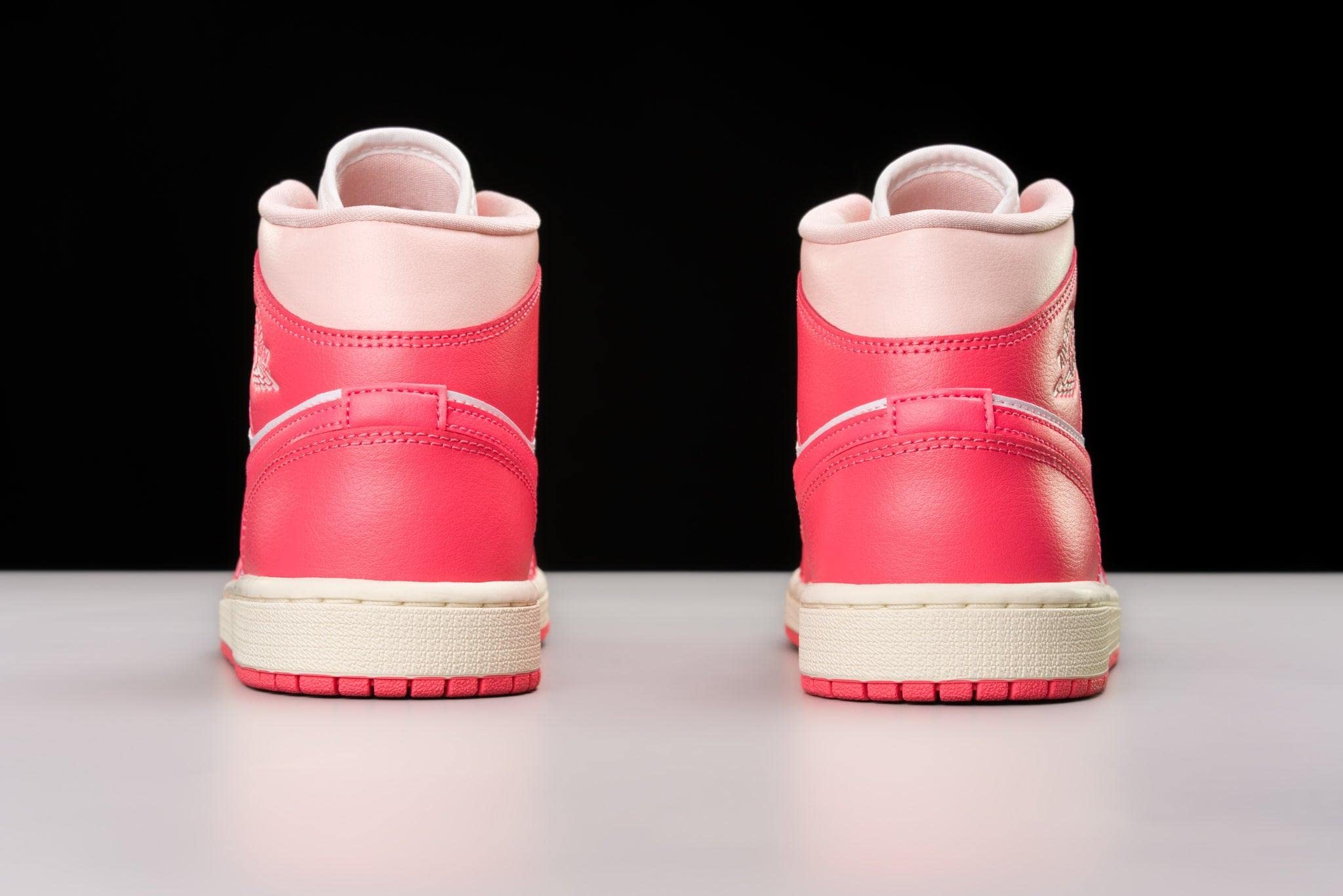 Jordan 1 Mid Women White/Sea Coral-Atmosphere BQ6472-186 8