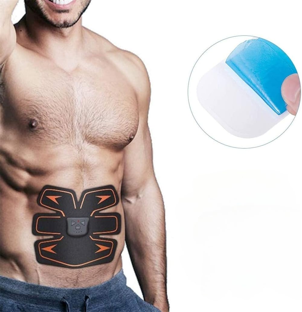 WEISIPU 50Pcs Abs Trainer Gel Pads for Abs Stimulator Trainer Replacement Gel Sheet for EMS AB Stimulator Gel Pads