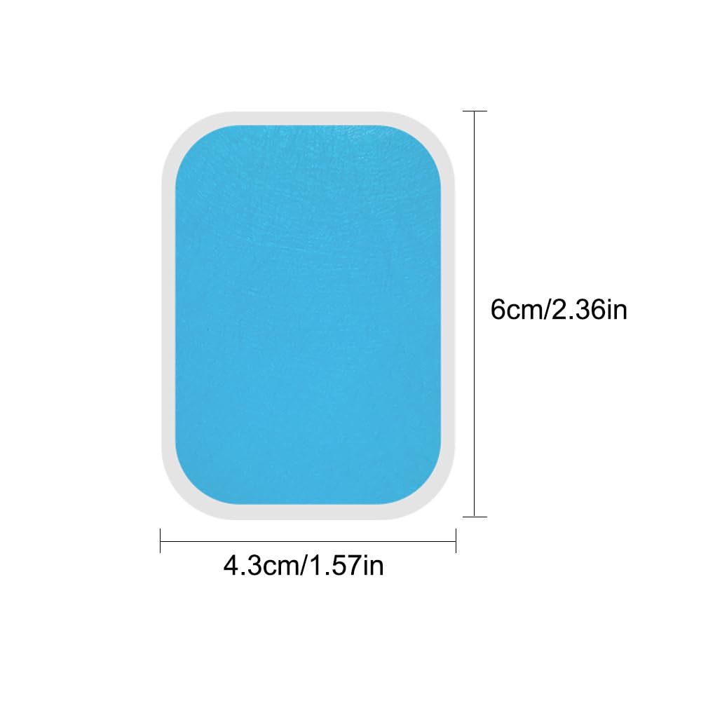 WEISIPU 50Pcs Abs Trainer Gel Pads for Abs Stimulator Trainer Replacement Gel Sheet for EMS AB Stimulator Gel Pads