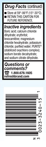 Refresh Optive Lubricant Eye Drops, Sterile, 0.5 Fl. Oz (Pack of 1)