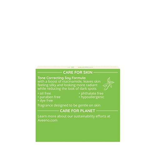 Aveeno Positively Radiant Intensive Moisturizing Night Cream with Total Soy Complex & Vitamin B3, Oil-Free, Non-Greasy, Hypoallergenic & Non-Comedogenic, 1.7 oz