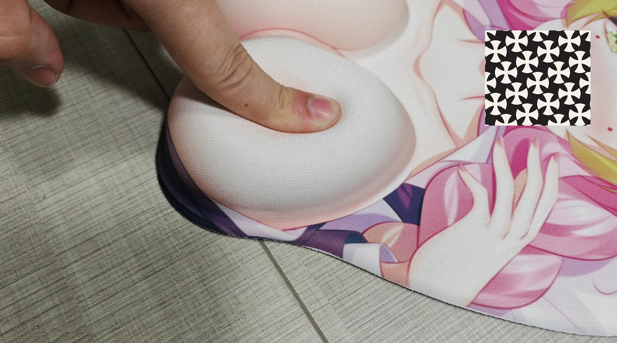 Demon Slayer Kanroji Mitsuri 3D Anime Mouse Pads Ergonomic Mouse MatsGame/Home Dual-use Desk Writing Board 2Way Skin