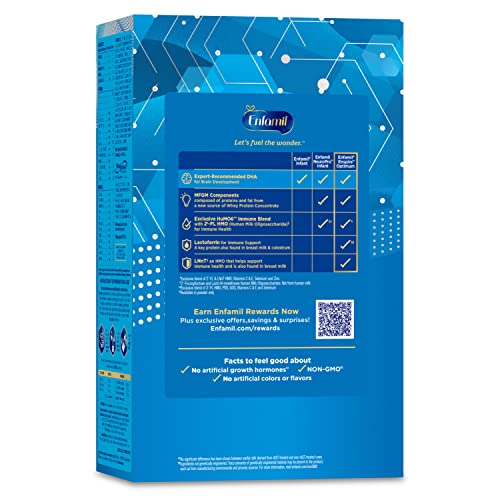 Enfamil Enspire Infant Formula with Immune-Supporting Lactoferrin, Brain Building DHA, 5 Nutrient Benefits in 1 Formula, Our Closest Formula to Breast Milk, Non-GMO, Powder Refill Box, 30 Oz