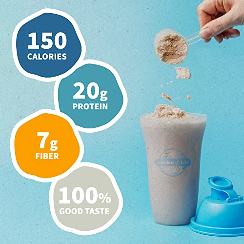 Garden of Life Tasty Organic Vanilla Chai Meal Replacement Shake Vegan 20g Complete Plant Based Protein, Greens, Digestive Enzymes, Pro & Prebiotics for Easy Digestion β Non-GMO Gluten-Free, 2.4 LB