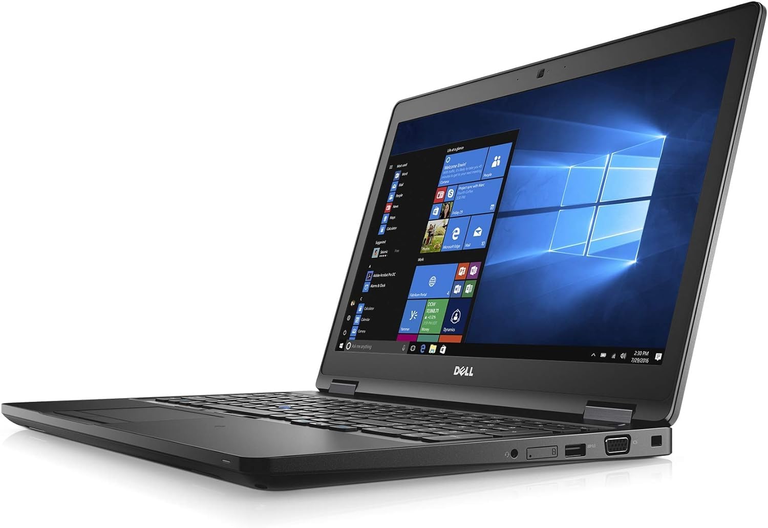 Dell Precision 3520 | 15.6 FHD (1920x1080) Mobile Workstation | Intel Core i7 (7th Gen) i7-7700HQ Quad-core (4 Core) 2.8GHz | 16GB DDR4 SDRAM | 512GB SSD | Windows 10 Pro 64-bit (Renewed)