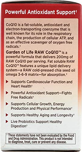 Garden of Life Raw Coq10, 60 CT