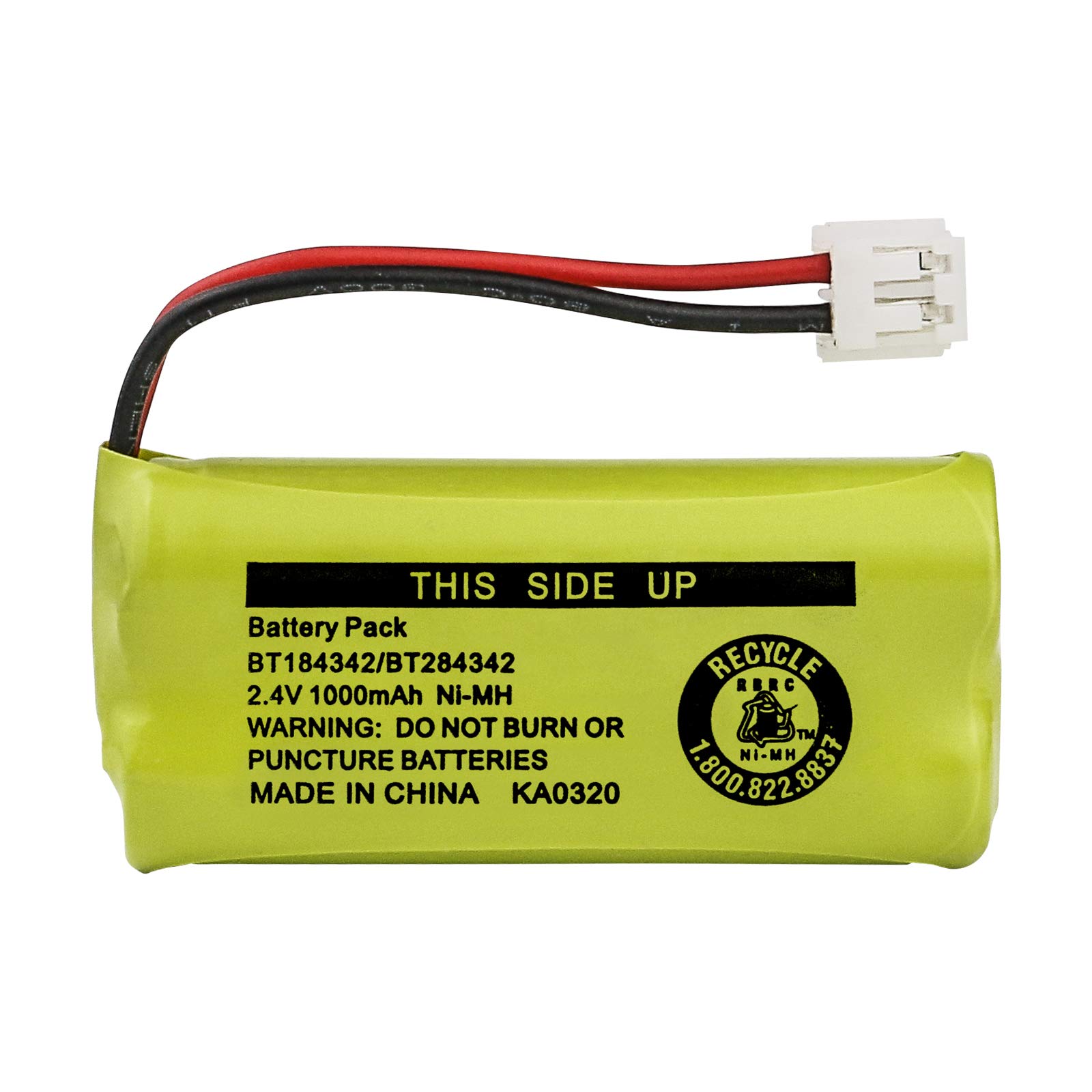 Replacement Battery for AT&T BT8001 / BT8000 / BT8300 / BT184342 / BT284342 / 89-1335-00 / 89-1344-01 / BATT-6010 / CPH-515D (3-Pack, Bulk Packaging)