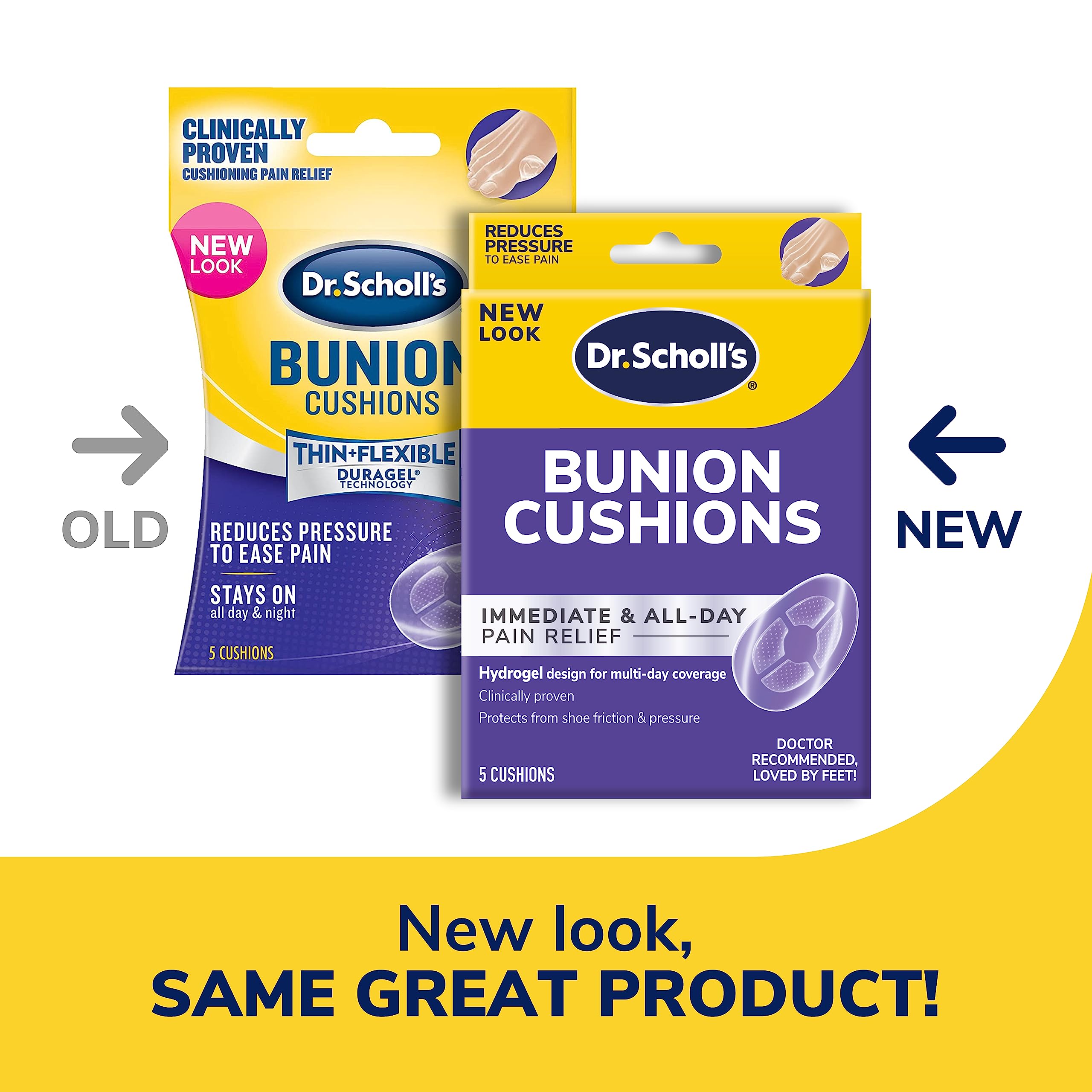 Dr. Scholl's Duragel Bunion Cushion (Pack of 3, 15 Count Total)