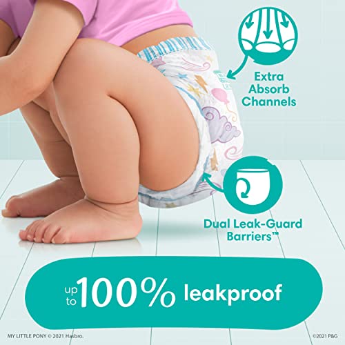Pampers Easy Ups Training Underwear Girls, 5T-6T Size 7 Diapers, 46 Count (Packaging & Prints May Vary) (Pack of 2)