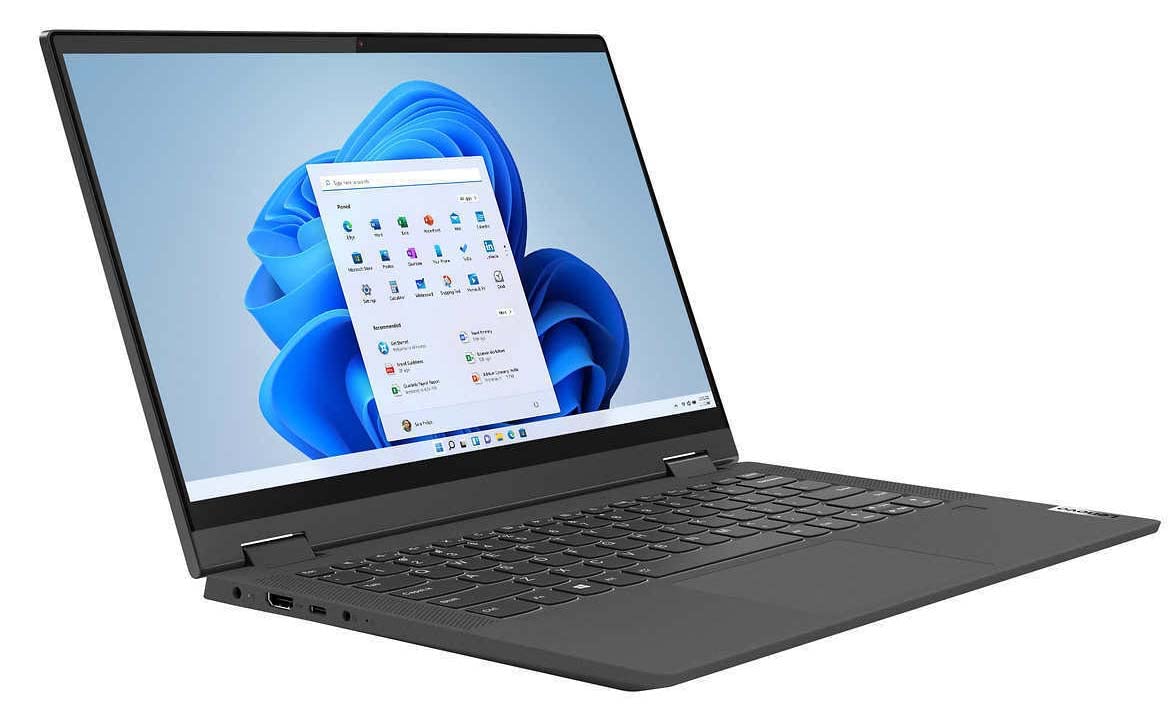 Lenovo Flex 5i Convertible 2-in-1 Laptop in Graphite Grey 14 FHD Touchscreen Intel Core i3-1115G4 up to 4.1Ghz 8GB DDR4 RAM 256GB SSD Windows 11 (Renewed)