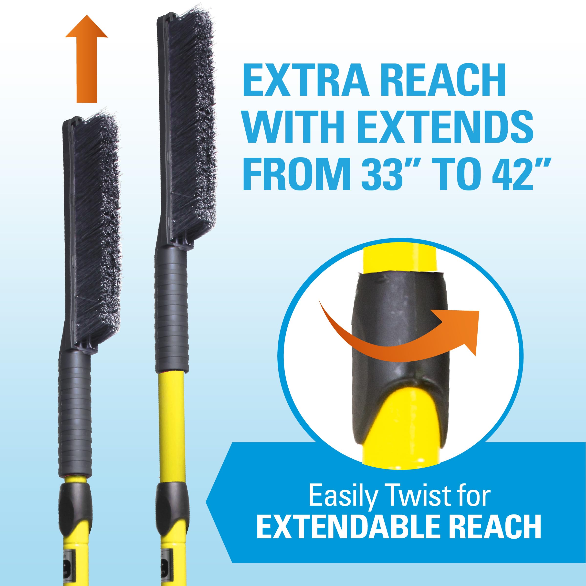 SUBZERO Twist-lock Snowbrush 42"
