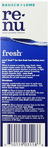 Bausch & Lomb ReNu Fresh Multi-Purpose Solution, 4 fl oz