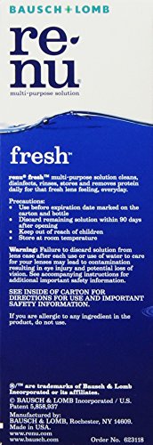 Bausch & Lomb ReNu Fresh Multi-Purpose Solution, 4 fl oz