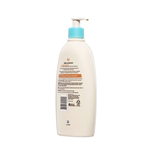 Aveeno Baby Daily Moisture Moisturizing Lotion for Delicate Skin with Natural Colloidal Oatmeal & Dimethicone, Hypoallergenic, Fragrance-, Phthalate- & Paraben-Free, 18 fl. oz (Package may vary)