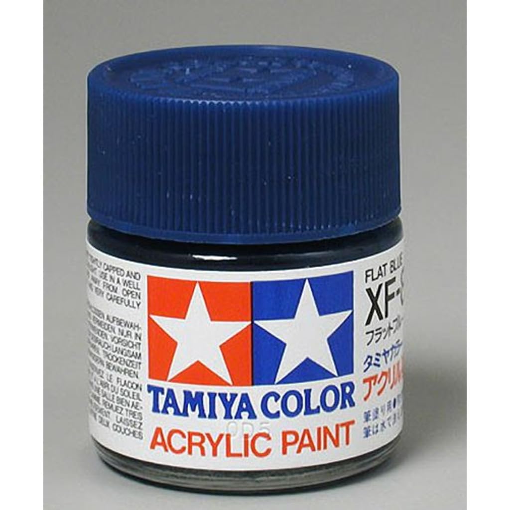 Tamiya 81308 Acrylic XF8 Flat Blue 3/4 oz