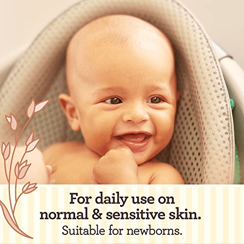 Aveeno Baby Daily Moisture Moisturizing Lotion for Delicate Skin with Natural Colloidal Oatmeal & Dimethicone, Hypoallergenic, Fragrance-, Phthalate- & Paraben-Free, 18 fl. oz (Package may vary)