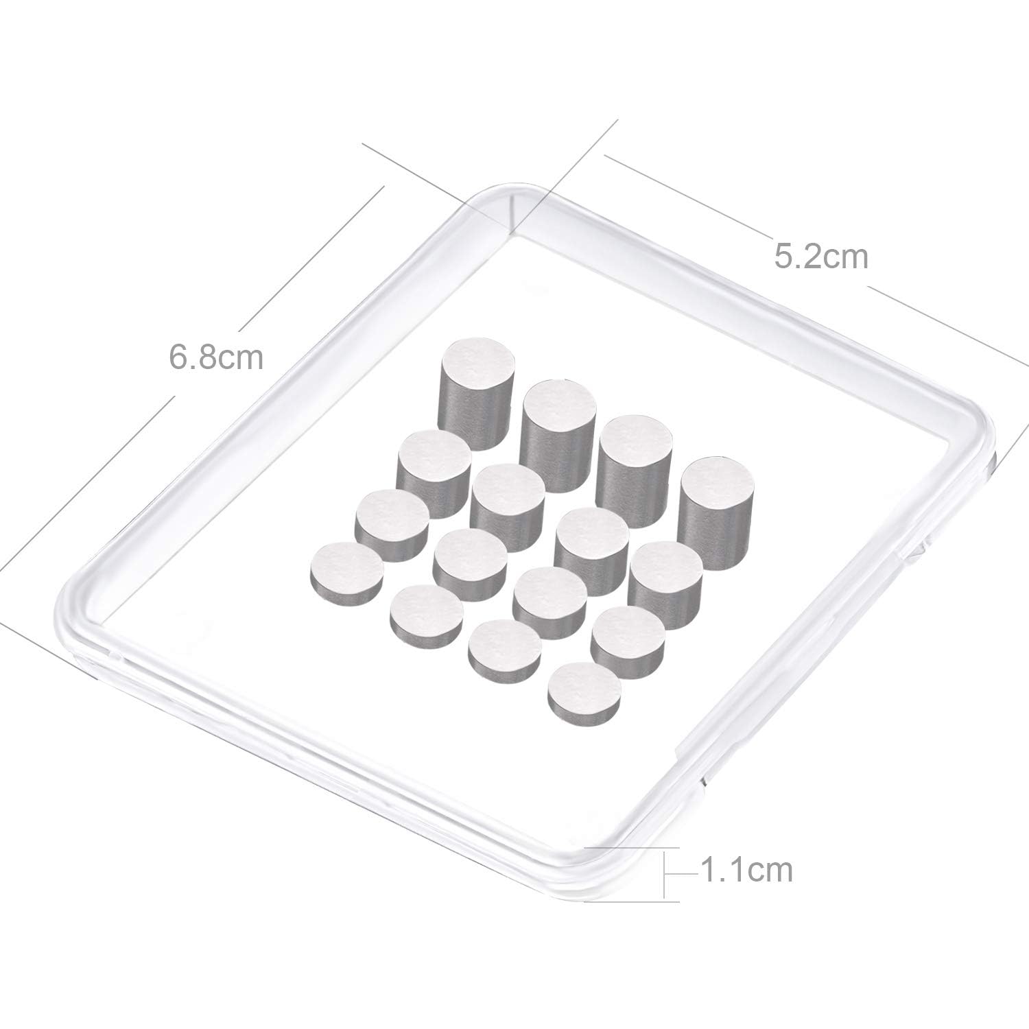 Tungsten Weights 3.75 Ounce 3/8 Inch Incremental Cylinders Car Incremental Weights 16 Pieces Compatible with Pinewood Car Derby Weights, 4 Sizes