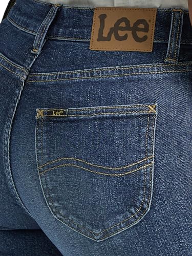 Lee Women's Legendary Mid Rise Flare Jean, Inner Strength, 18