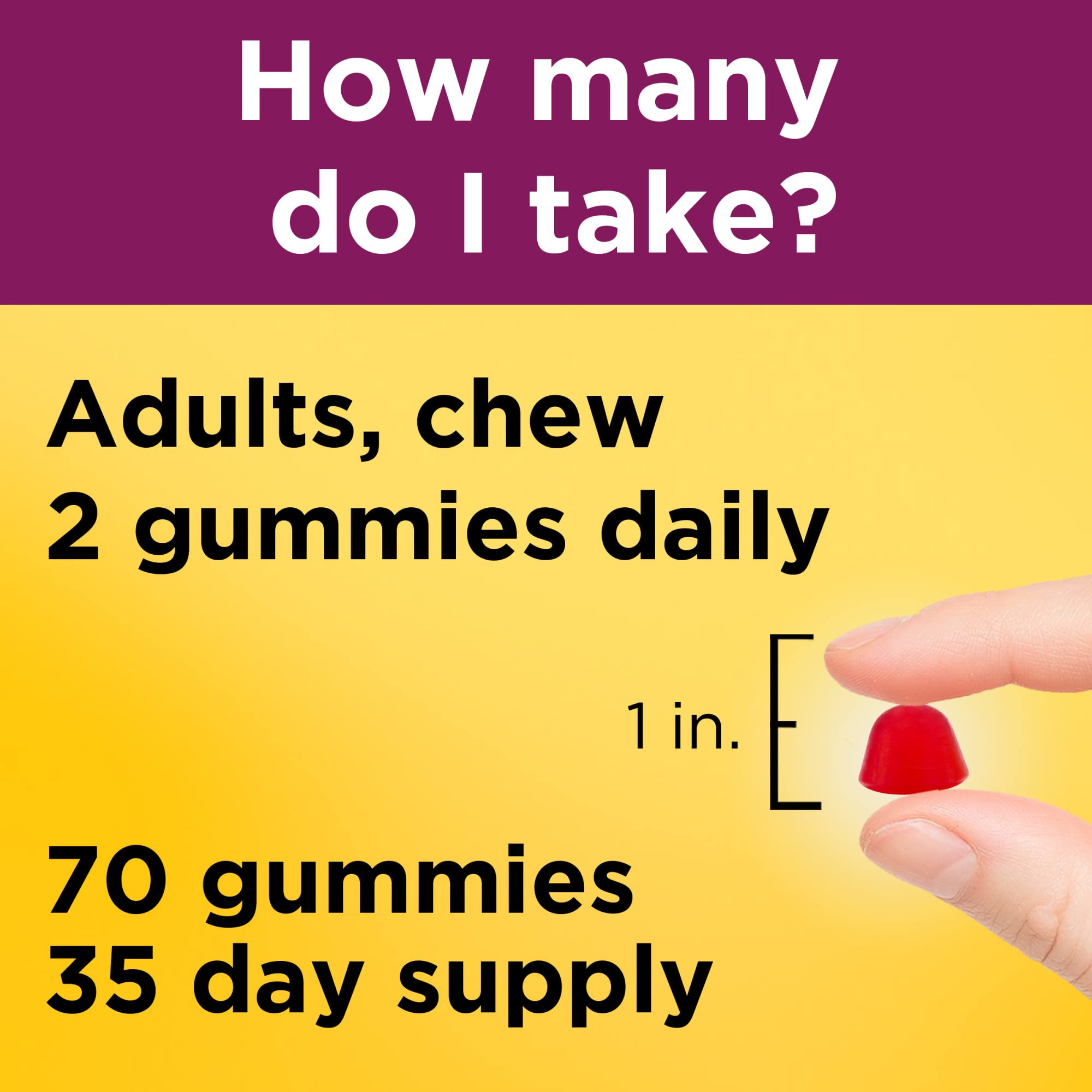 Nature Made Multivitamin For Her, Womens Multivitamin for Daily Nutritional Support, Multivitamin for Women, 70 Gummies, 35 Day Supply