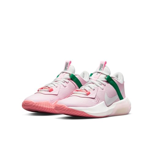 Nike Air Zoom Crossover Basketball Shoes, Pink Foam/Summit White, 7 M US