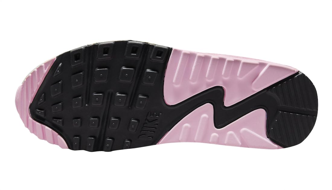 Nike Women's Air Max 90 White/Sail-Med Soft Pink (FN7489 100) - 7