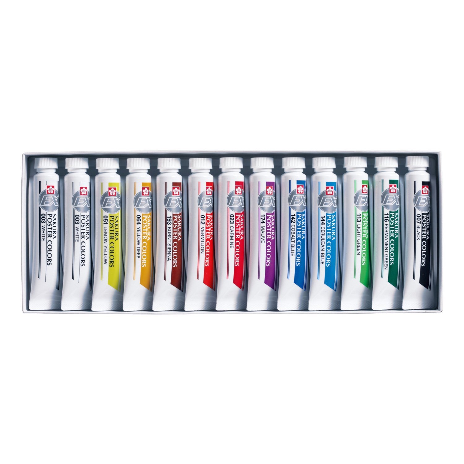 Sakura Color Products 13 12-color Poster Colors a Lamination Tube Is Entered.