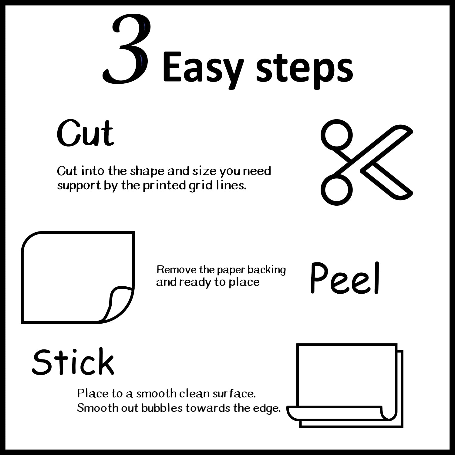 AcrossSea Clear Dry Erase Board Sticker - 10 Sheets of A4 - Transparent Self Adhesive White Board Sticker - Clear Dry Erase Board for Refrigerator, Desk, Office & Kids Room