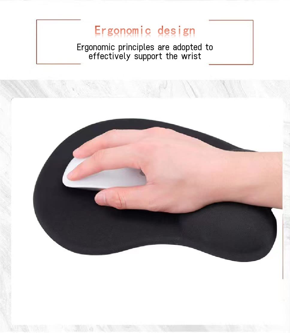 DaTouStriving Anime 3D Mouse pad Mice Pad with Silicone Gel Wrist Rest Support Mouse Pads Cartoon Silicone Gel Wrist Rest Funny for PC Laptop Wrist Milk Silk Fabric