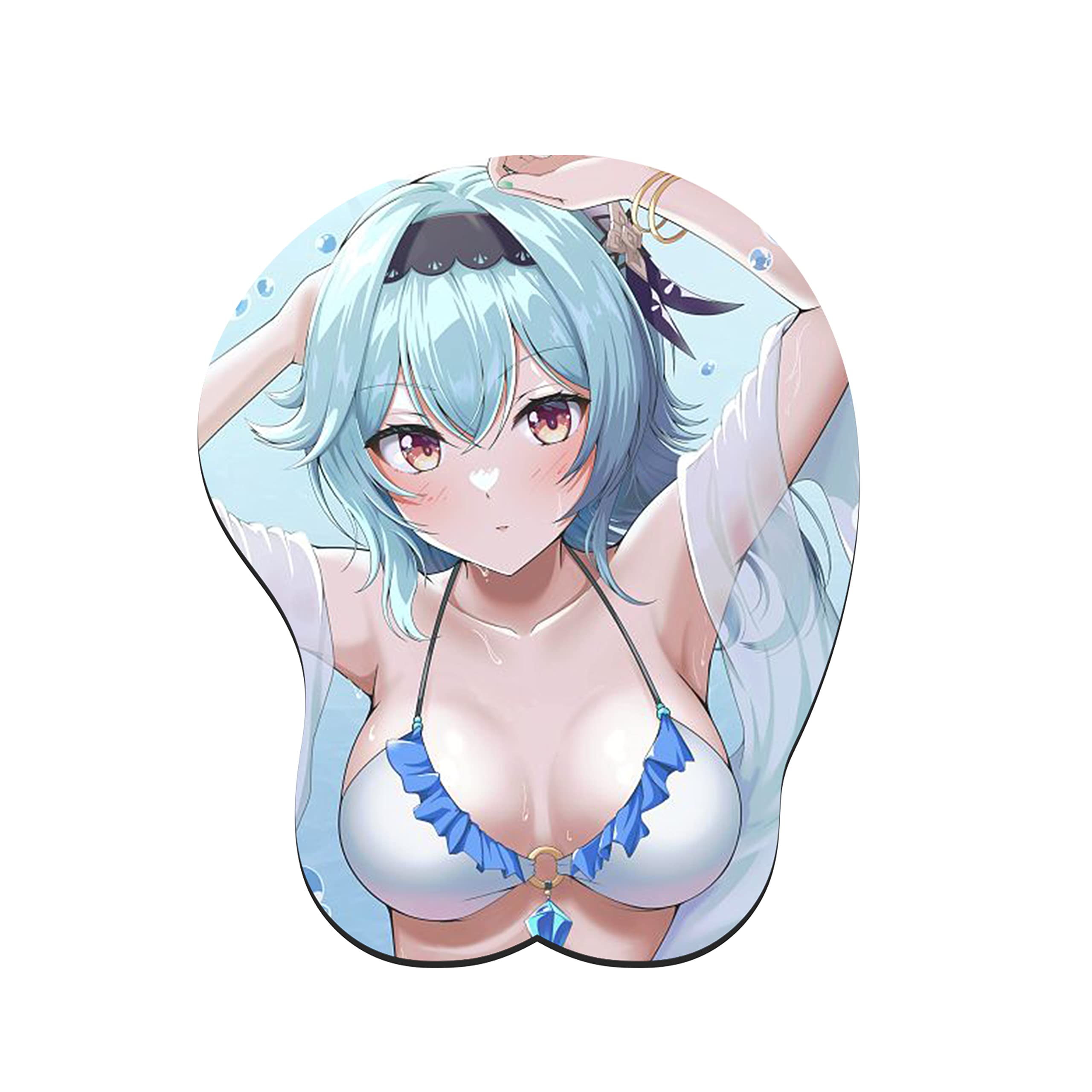 DaTouStriving Anime 3D Mouse pad Mice Pad with Silicone Gel Wrist Rest Support Mouse Pads Cartoon Silicone Gel Wrist Rest Funny for PC Laptop Wrist Milk Silk Fabric