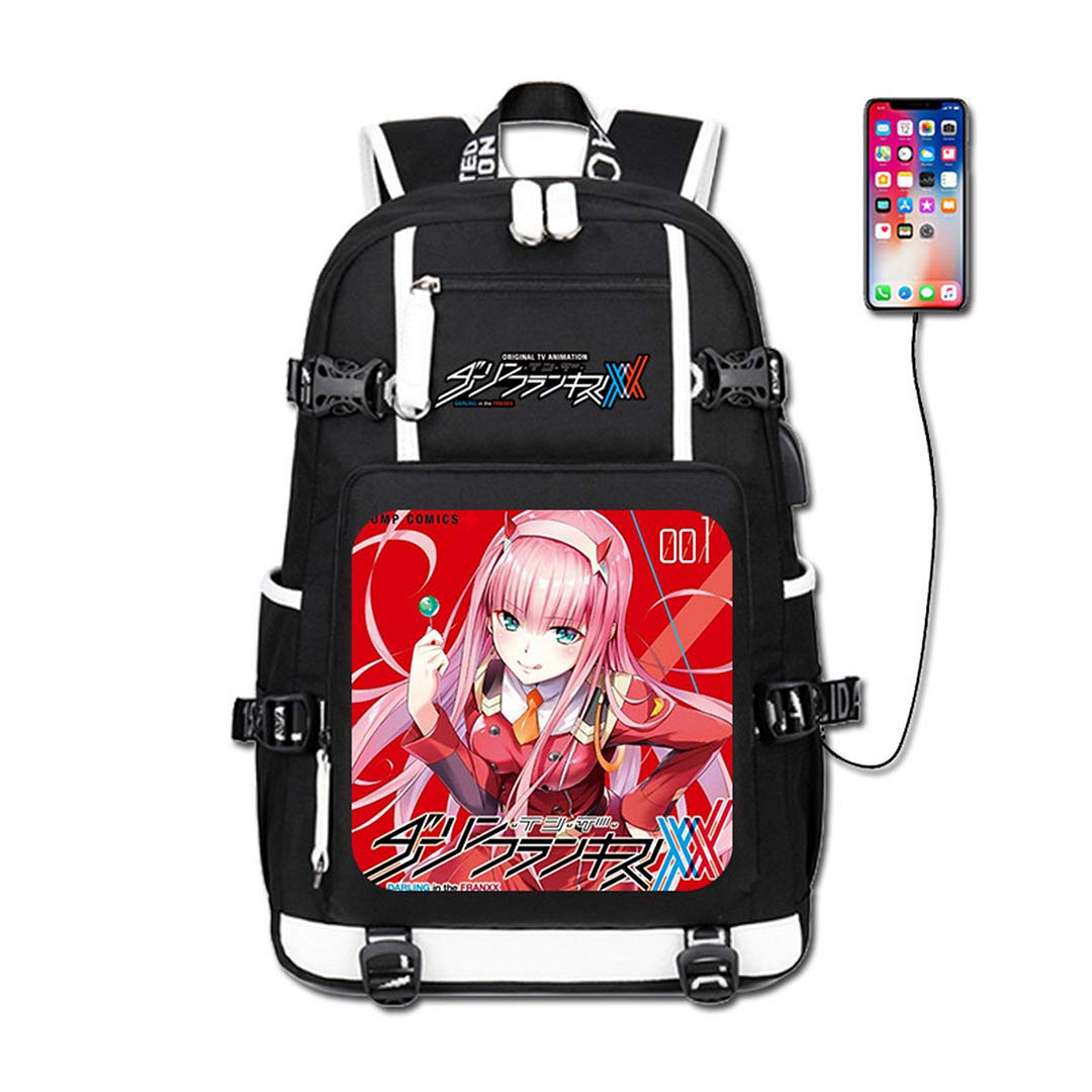 GO2COSY Anime Darling in the FranXX Backpack Daypack Student Bag School Bag Bookbag