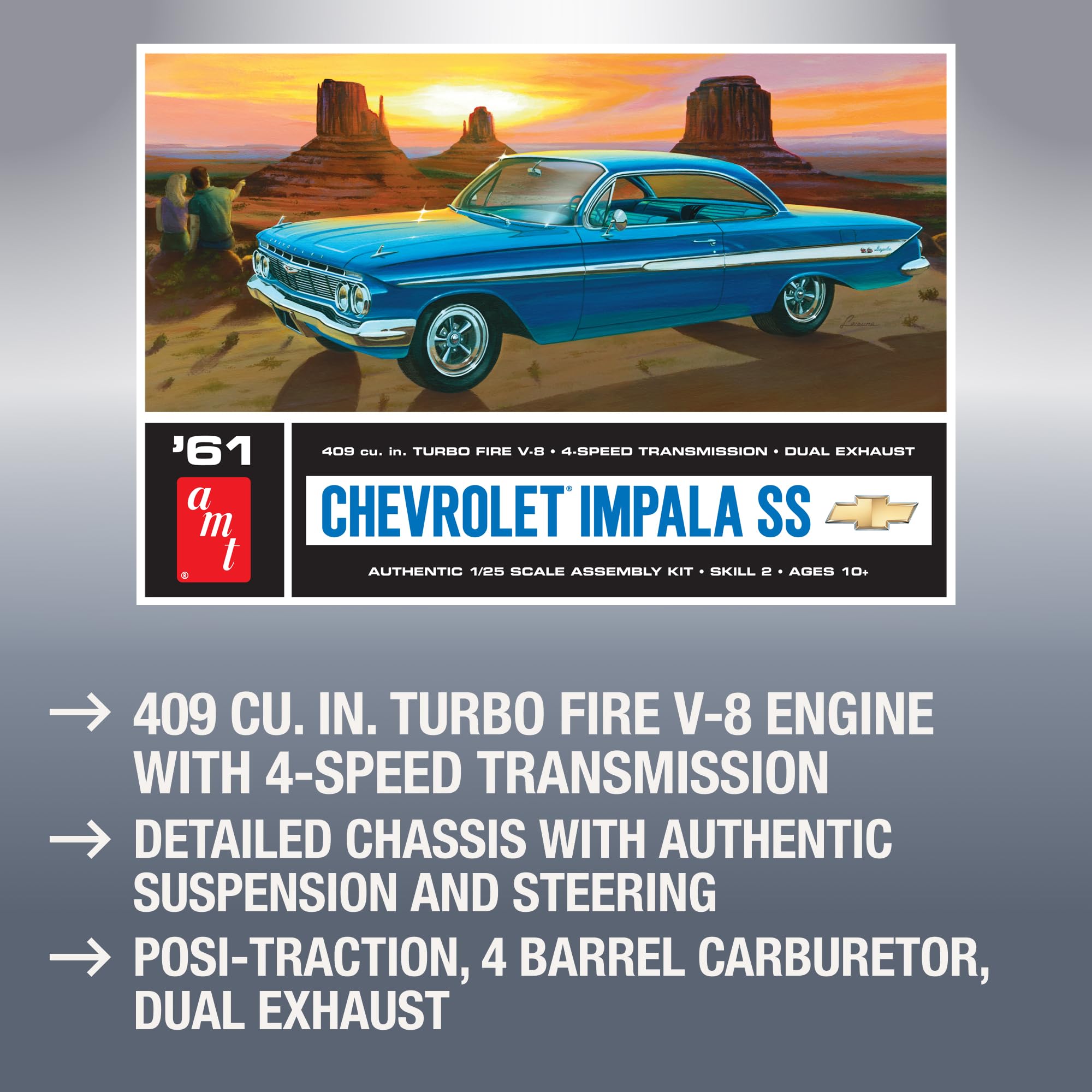 AMT - 1961 Chevy Impala SS (AMT1013/12)