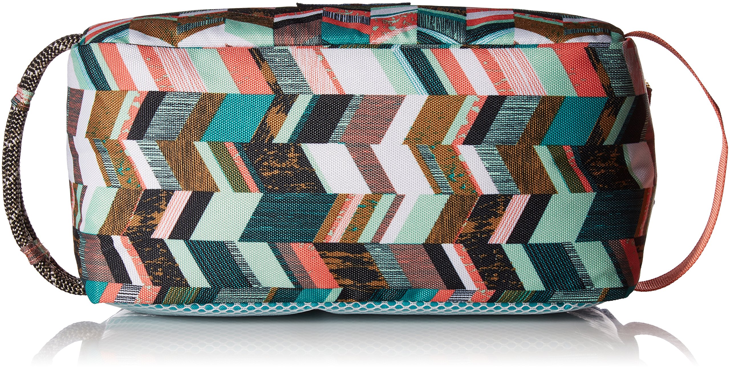 KAVU Grizzly Kit Accessory Bag Padded Lightweight Travel Case - Coastal Blocks