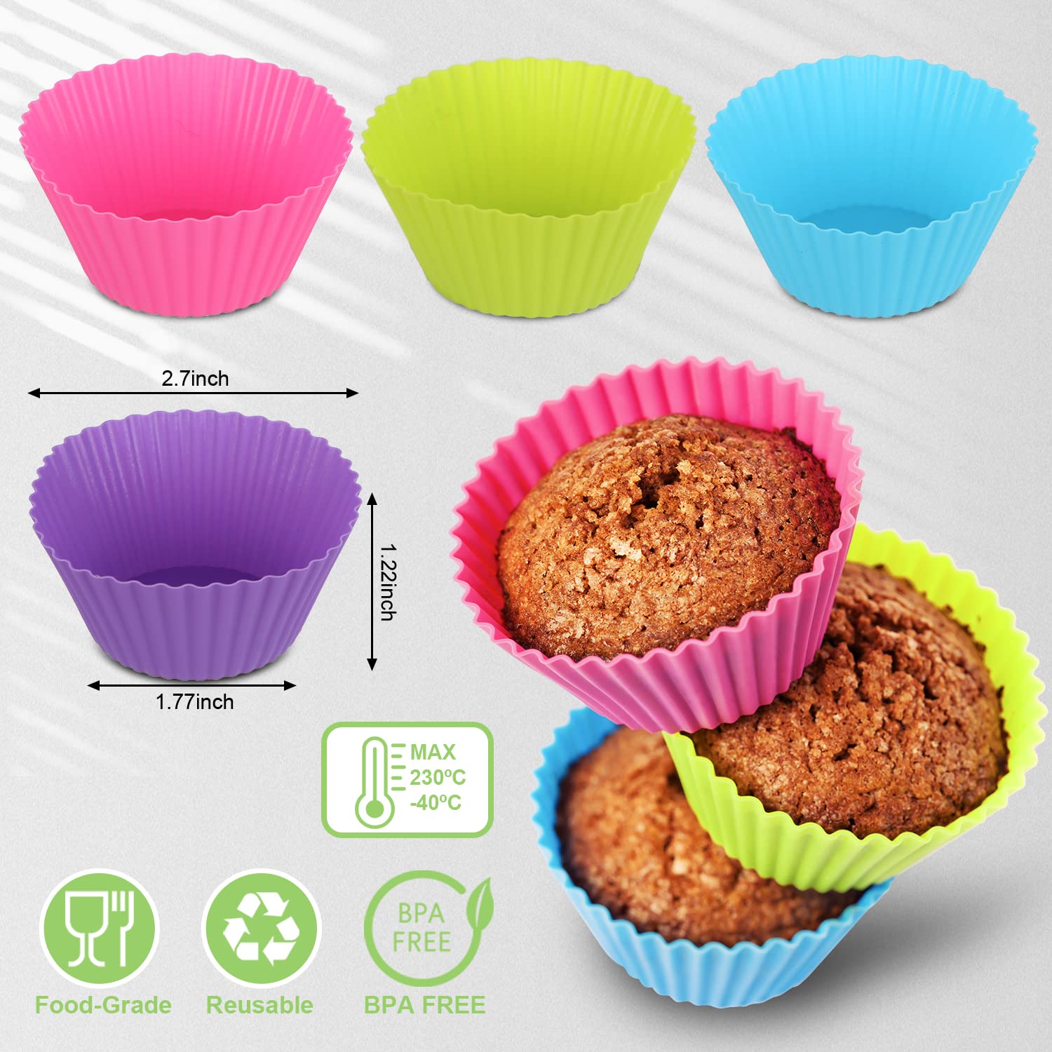 MaMix Bento Box Adult Lunch Box, Lunch Box Kids,Lunch Containers for Adults/Kids/Toddler,1300ML-4 Compartment Bento Lunch Box,with Accessories 4 Pcs Reusable Silicone Cups (Blue)