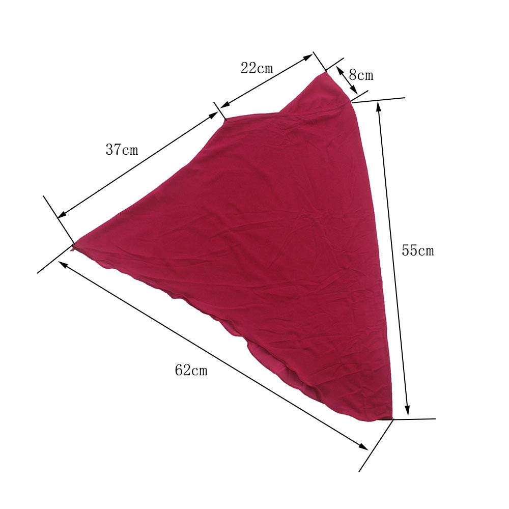 Modest Beauty Girls Hijab Muslim Kids Scarf Headwear Solid Color for 7-12 Years Ready to Wear