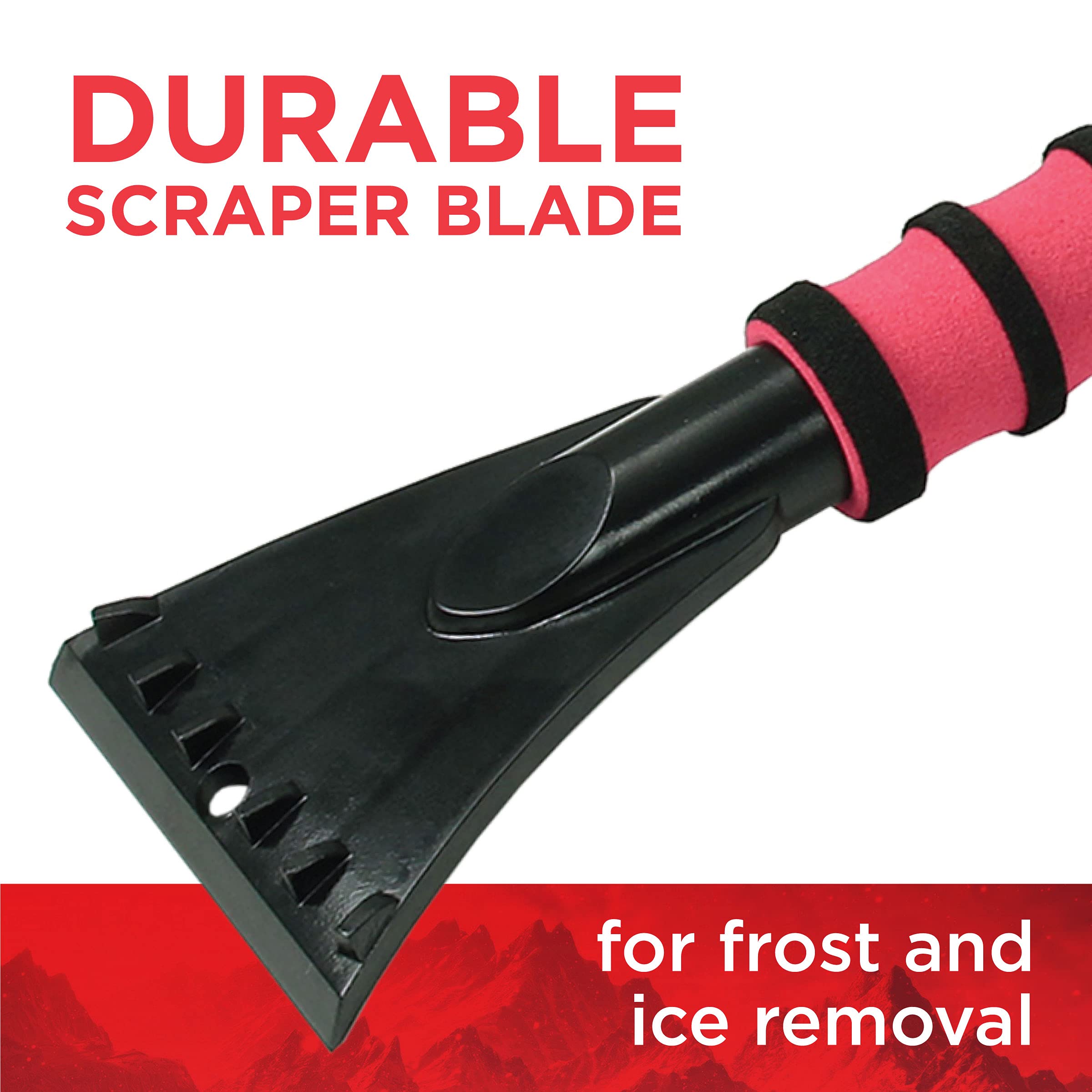 Mallory 532 Cool-Force 26” Snowbrush with Ice Scraper, 1 Pack